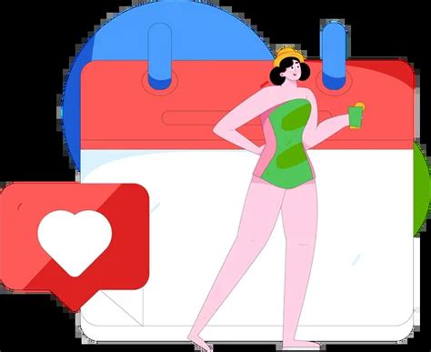 Employee Completes Her Pending Tasks Illustration Free Download