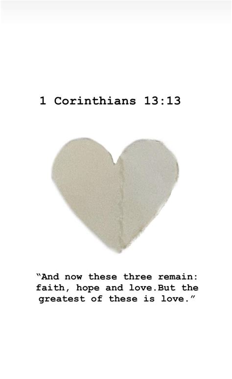 1 Corinthians 1313 Faith Hope And Love