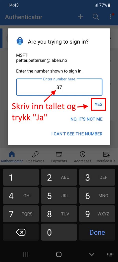 En Guide Til Microsoft Authenticator Norsk Tele Og Data