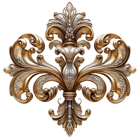 정교함을 상징하는 우아한 소용돌이 패턴과 고전적인 장식의 복잡한 예술성을 가진 황금 장식 디자인 황금 장식용 설계 Png 일러스트 및 이미지 에 대한 무료 다운로드