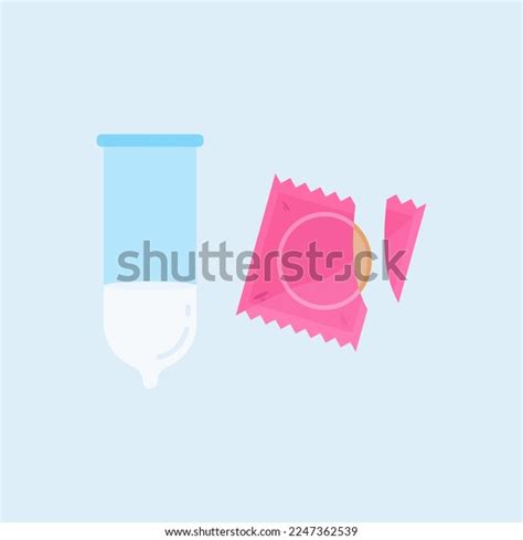Used Condom Package Condom Wrapper Vector Stock Vector Royalty Free