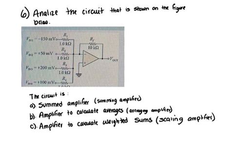Solved Analyze The Circuit Shown In The Attached Figure Chegg