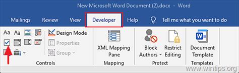 How To Add Checkboxes In Word Documents WinTips Org