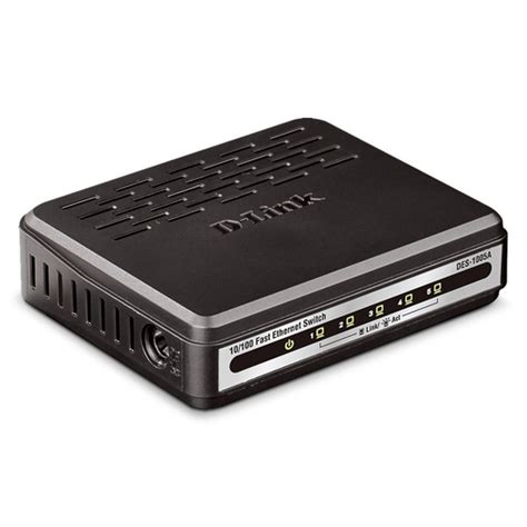 D Link Des 1005a 5 Port 10 100 Switch Black