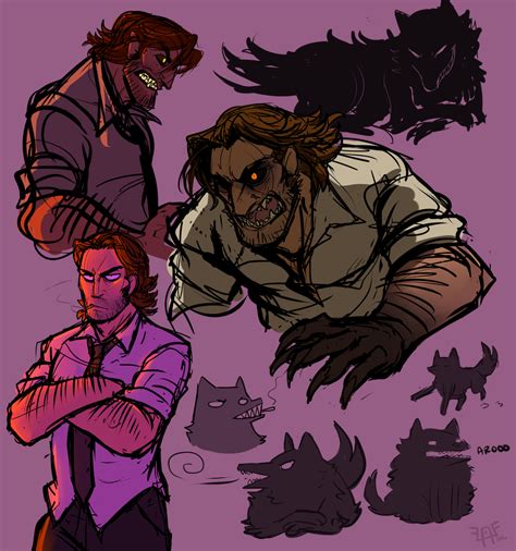 Wolf Among Us Bigby Wolf Forms Vectorvirt