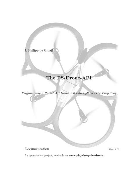 Ps Drone Documentation Pdf License Copyright
