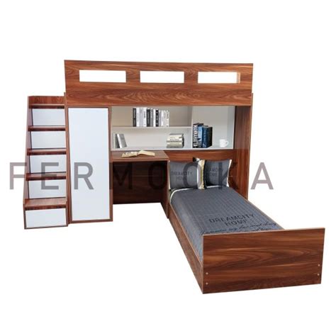 تخت دو طبقه نوجوان مدل آراد 1 فرموکا چوب