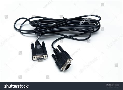 Serial Communications Connector Called Rs 232 Stock Photo 581462236 ...