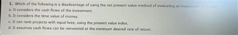 High Quality SOLUTION Which of the following is a disadvantage of using the | Chegg.com
