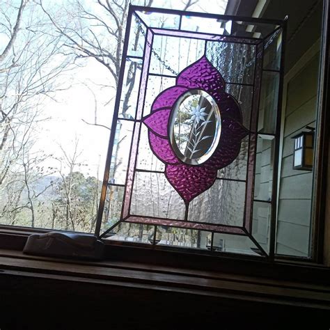 Large Stained Glass Panel Etsy