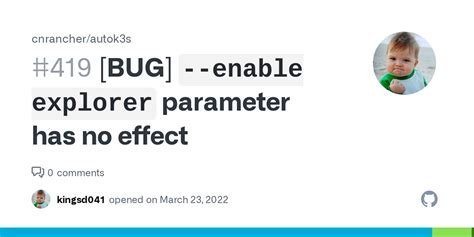 Bug ` Enable Explorer` Parameter Has No Effect · Issue 419