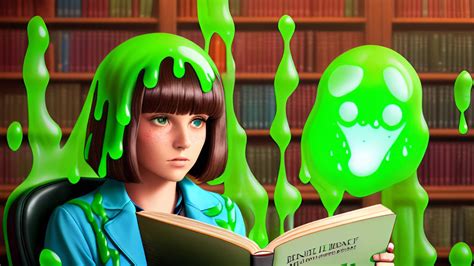 College Library Woman Slimed By Ghost 9 By Theslimer On Deviantart