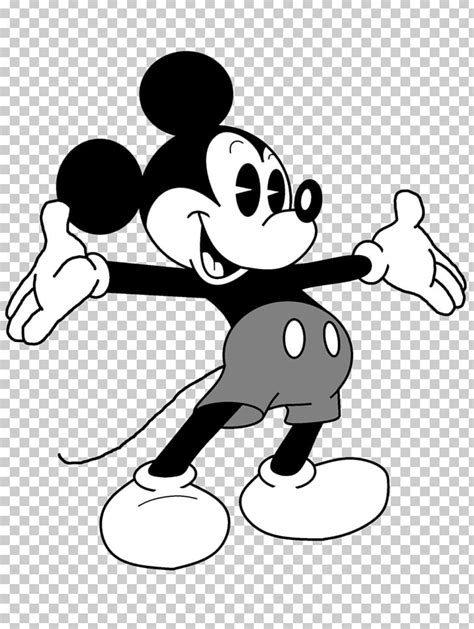 Mickey Mouse Minnie Mouse The Walt Disney Company Black And White Png