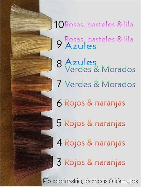 Pin De Jpbp En Color Manic Panic Etapas De Decoloracion Técnicas De