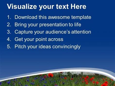 Natural Fields PowerPoint Templates Ppt Backgrounds For Slides