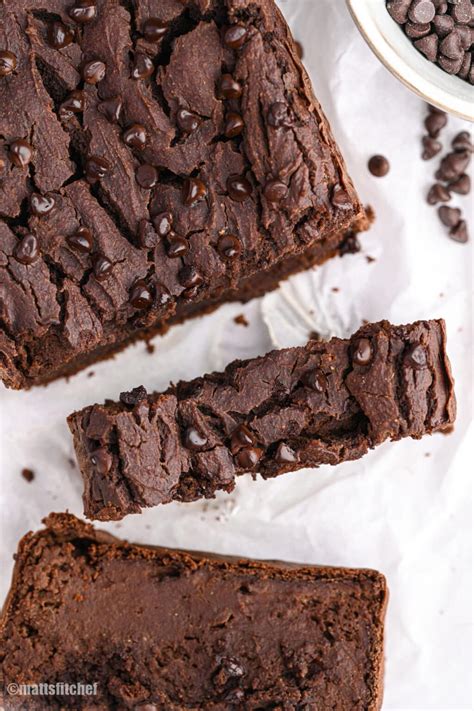 Healthy Chocolate Banana Bread