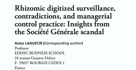 Rhizomic Digitized Surveillance Contradictions Mystery Improbable