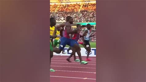 ブダペスト世界陸上 100m決勝サイドカメラ Youtube