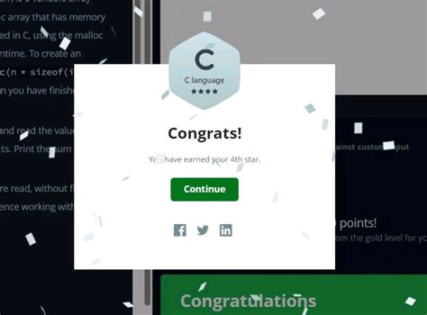 completing 4 th star 🌟⭐ on hackerrank in c💻 programming prateek kv