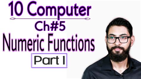 numeric functions part 1 10 class computer chapter 5 youtube