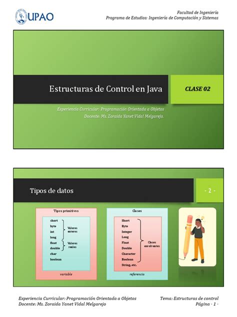 T02 Estructuras De Control En Java Pdf Java Lenguaje De