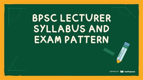 BPSC Lecturer Syllabus Check Detailed Syllabus Exam Pattern