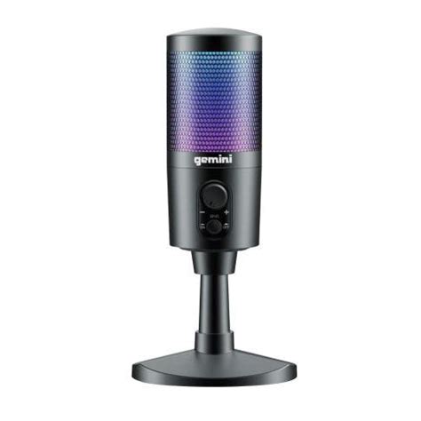 Gemini GSM 100 USB Digital Microphone With LEDs IDJNOW