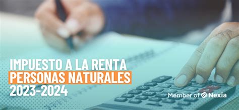 Impuesto A La Renta Personas Naturales TC Audit