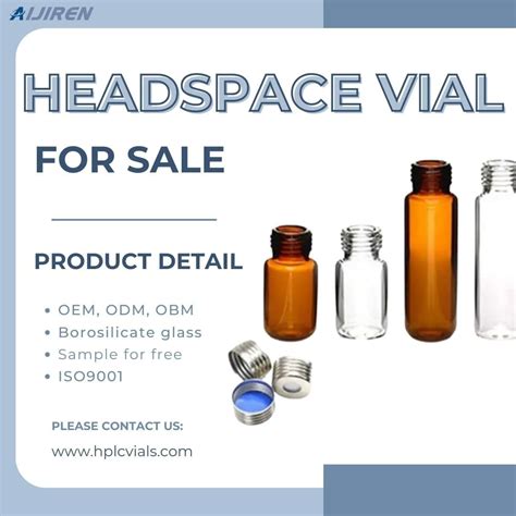 Best Selling Gc Headspace Vial With Screw Cap With Center Hole Aijiren