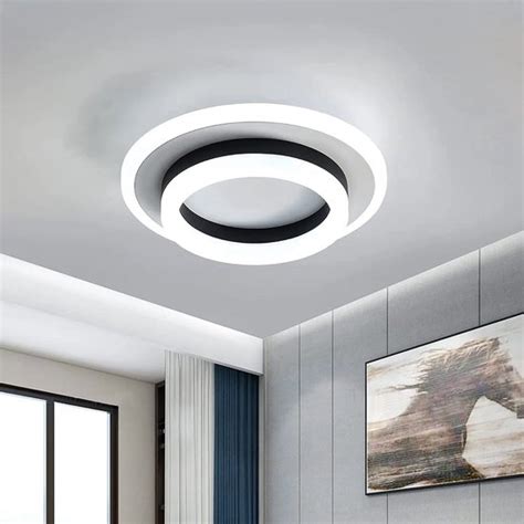 LuxiLamps Moderne Acryl Plafond Verlichting LED Rond Plafondlamp Koud Wit Bol