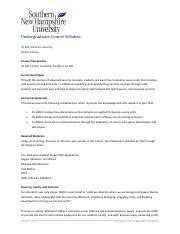 CS 305 Syllabus Pdf Undergraduate Course Syllabus CS 305 Software Security Center Online