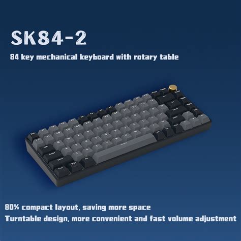 Sk Mechanical Keyboard RGB Backlight Millionpbt Double Injection Molding Process Key Cap