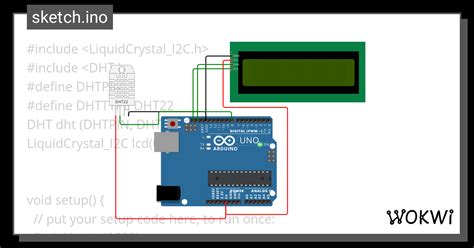 Sensor Dht Wokwi Esp32 Stm32 Arduino Simulator
