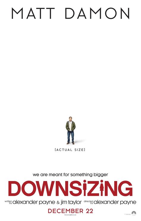 Downsizing DVD Release Date March 20 2018