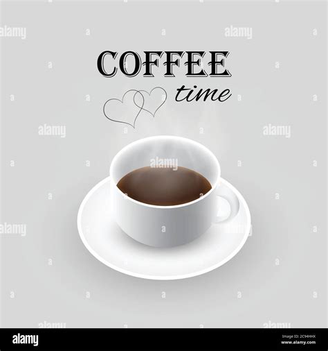 Hot Steaming Morning Coffee Stock Vector Images Alamy