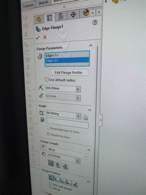 How Do I Fix The Default Radius Being Always On 800mm I Want It To Be