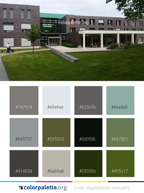 Green Grass Water Color Palette