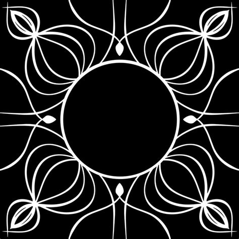 Premium Vector Decorative Frame Pattern For Printing On Fabric