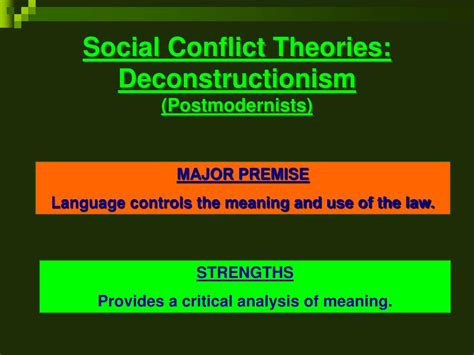 Ppt Chapter Eight Conflict Theory Powerpoint Presentation Free