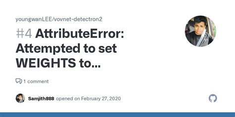 Attributeerror Attempted To Set Weights To Checkpoints Frcn V X