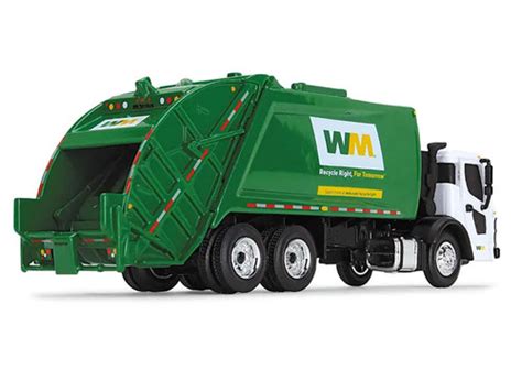 Mack Lr Refuse Garbage Truck With Mcneilus Zr Side Loader Waste