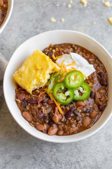 Vegan TVP Chili Delish Knowledge