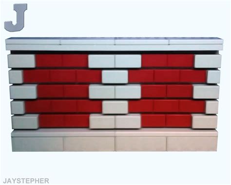 Lego Moc Masonry Brick Wall Building Exercise By Jaystepher