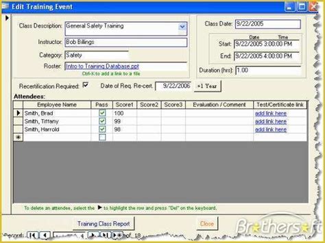 46 Microsoft Access Employee Training Database Template Free ...