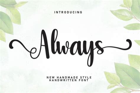 Always Script Font Download Free Font