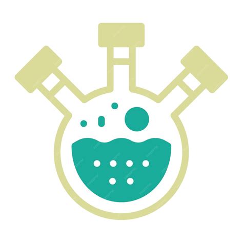 Premium Vector Three Neck Flask Vector Icon Illustration Of Chemistry Iconset