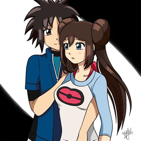Pokemon Nate And Rosa Kiss
