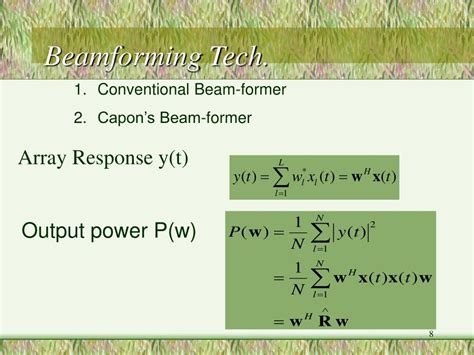 PPT Analysis For Adaptive DOA Estimation With Robust Beamforming In Smart Antenna System