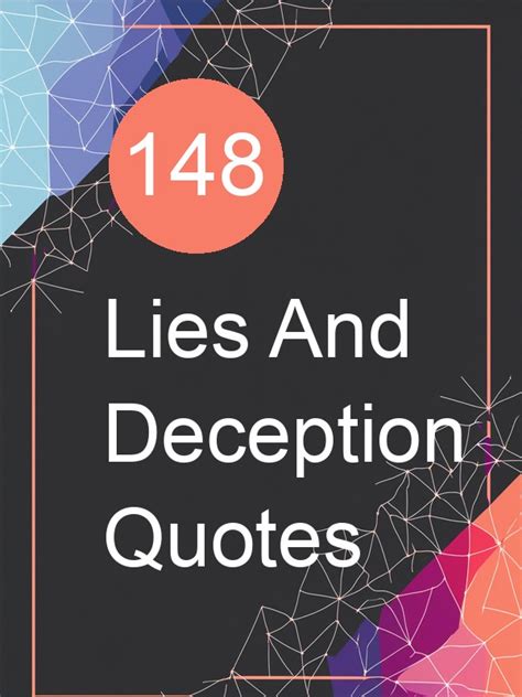 148 Lies And Deception Quotes