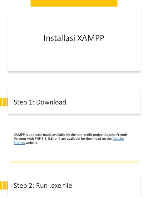 7 1 Installasi Xampp Pdf Installation Computer Programs
